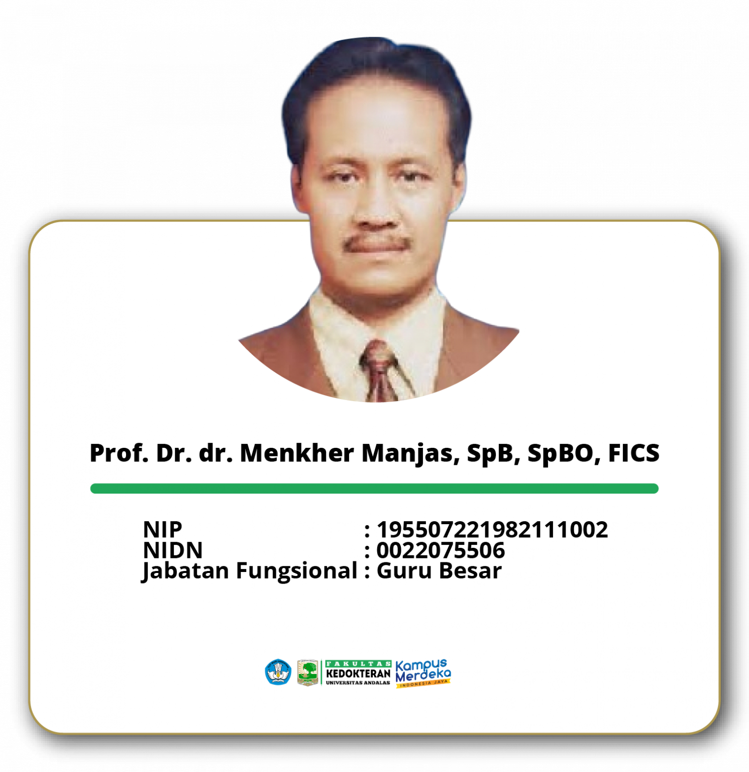 Profil Guru Besar – FK UNAND Official Website